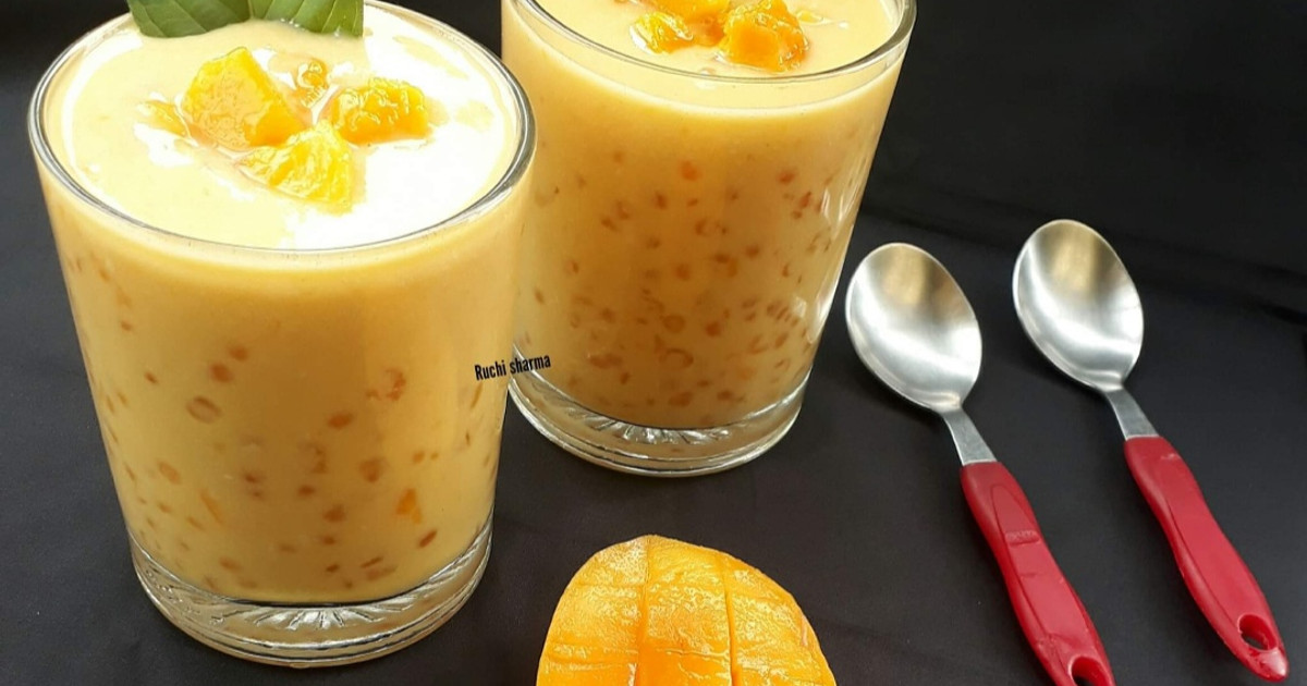 Mango Sagoo Recipe by Ruchi Sharma - Cookpad