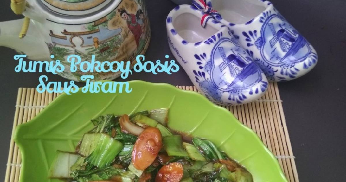 Resep Tumis Pok Coy Sosis Saus Tiram oleh DEWI SARASWATI - Cookpad