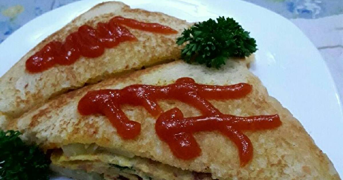 Resep Roti isi a.k.a sandwich simple oleh Rieriz MoMo - Cookpad