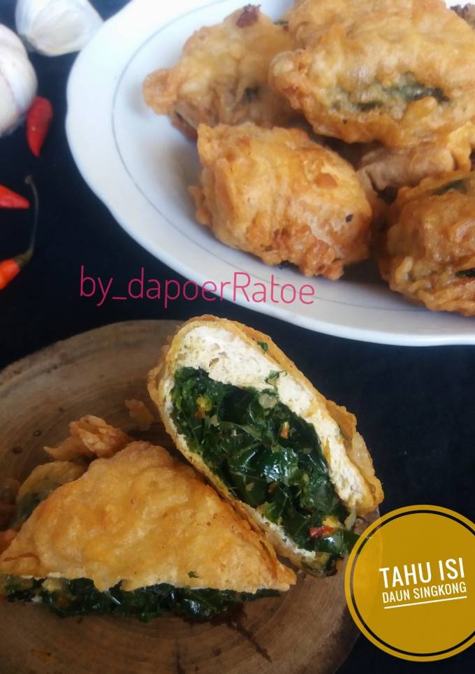 Resep Tahu isi daun singkong pedas oleh Dapoer Ratoe - Cookpad