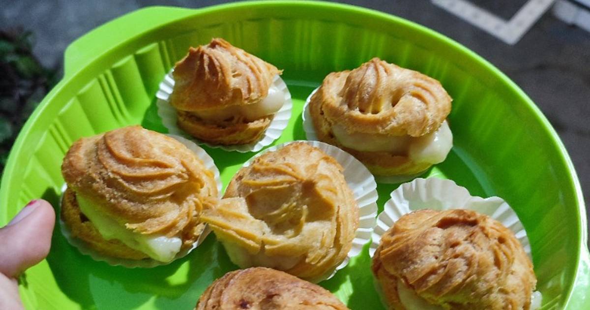 Resep Kue sus vla susu/choux oleh Kikiyo - Cookpad
