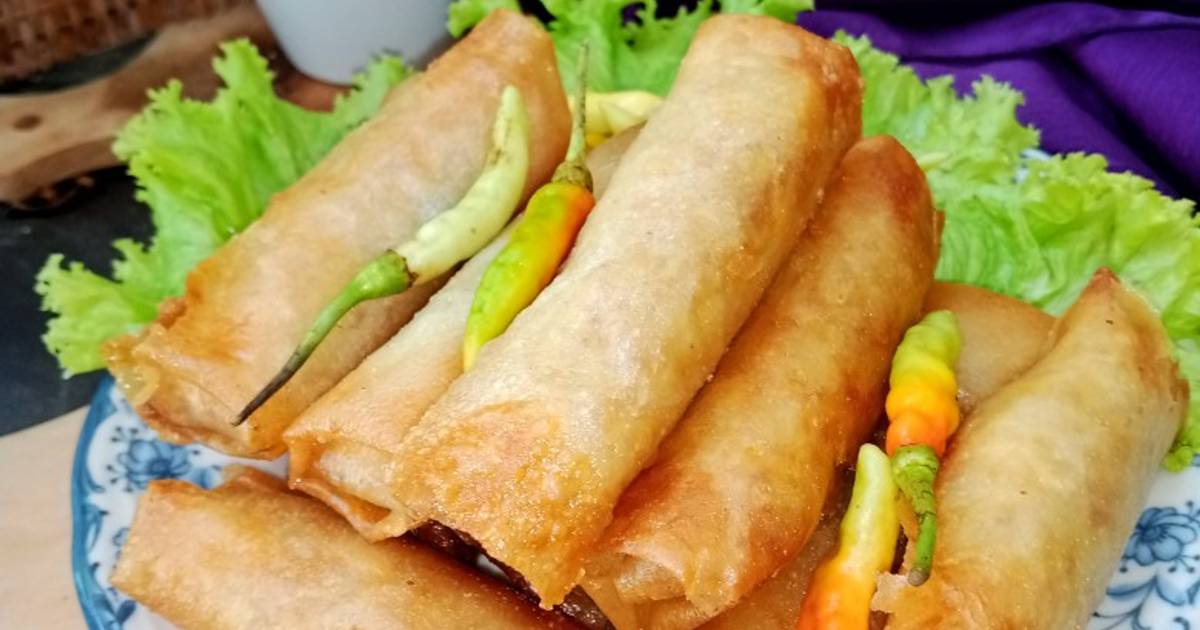Resep Lumpia Semarang (isi Rebung Ayam) oleh DEWI SARASWATI - Cookpad