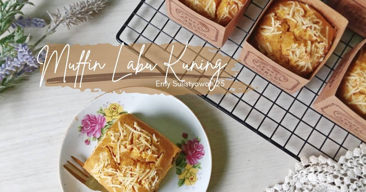 Resep 🧁Muffin Labu Kuning🧁 oleh Erny Sulistyowati (Pawon Erny) - Cookpad