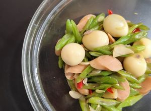 Resep tumis telur sosis buncis rumahan enak dan mudah - Cookpad