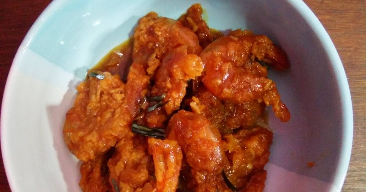 Resep Udang Crispy Sauce Manis oleh Sissanti - Cookpad