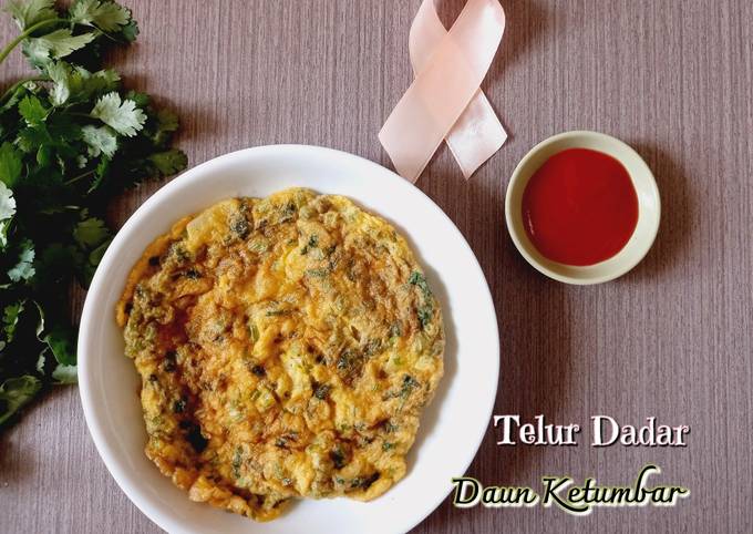 Resep Telur Dadar Daun Ketumbar Oleh Dapoer Bunda Delizha Cookpad