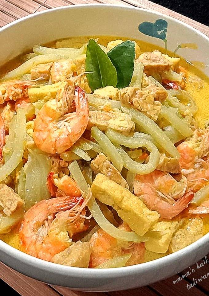 Resep Lodeh Labu siam Tahu Tempe oleh Mama_ Haikal - Cookpad