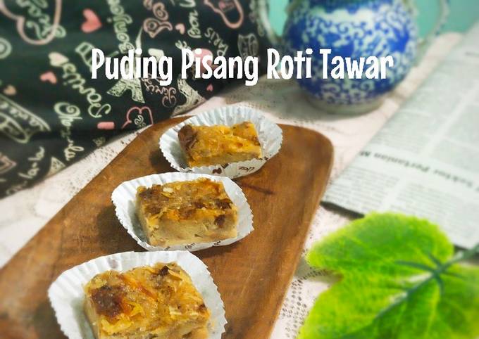 Resep Puding Pisang Roti Tawar oleh lienda - Cookpad