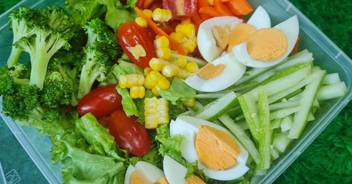 Resep salad sayur sehat: Sederhana, segar & mudah dibuat