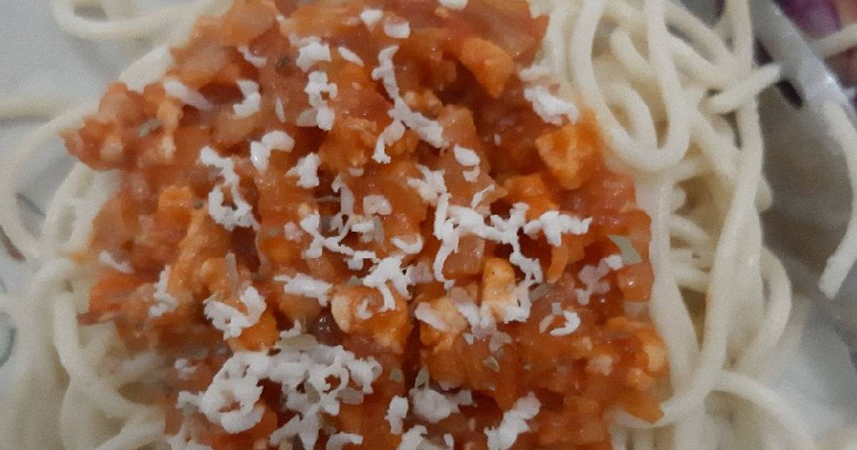 Resep Saos Spaghetti Home Made ala La fonte oleh Ayu Raden - Cookpad