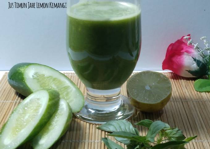 Resep Jus Timun Jahe Lemon Kemangi oleh Dapoer_Santi - Cookpad