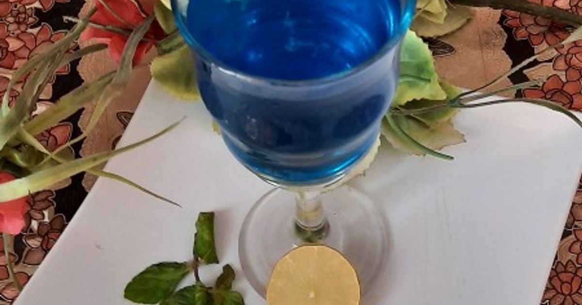 Blue Moon Drink Recipe by Farzana Memon - Cookpad