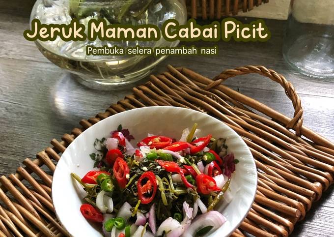 Resipi Jeruk Maman Cabai Picit oleh Salina Jalaludin - Cookpad