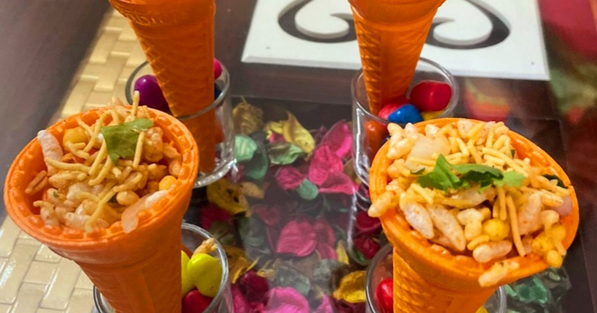Ice Cream Cone Bhel Recipe by Monika Jain ( Homechef) - Cookpad
