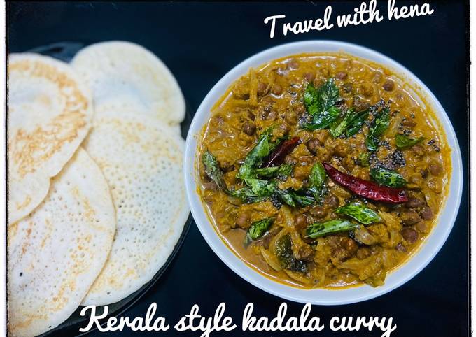 Kadala curry Recipe by Travel with Hena - Cookpad