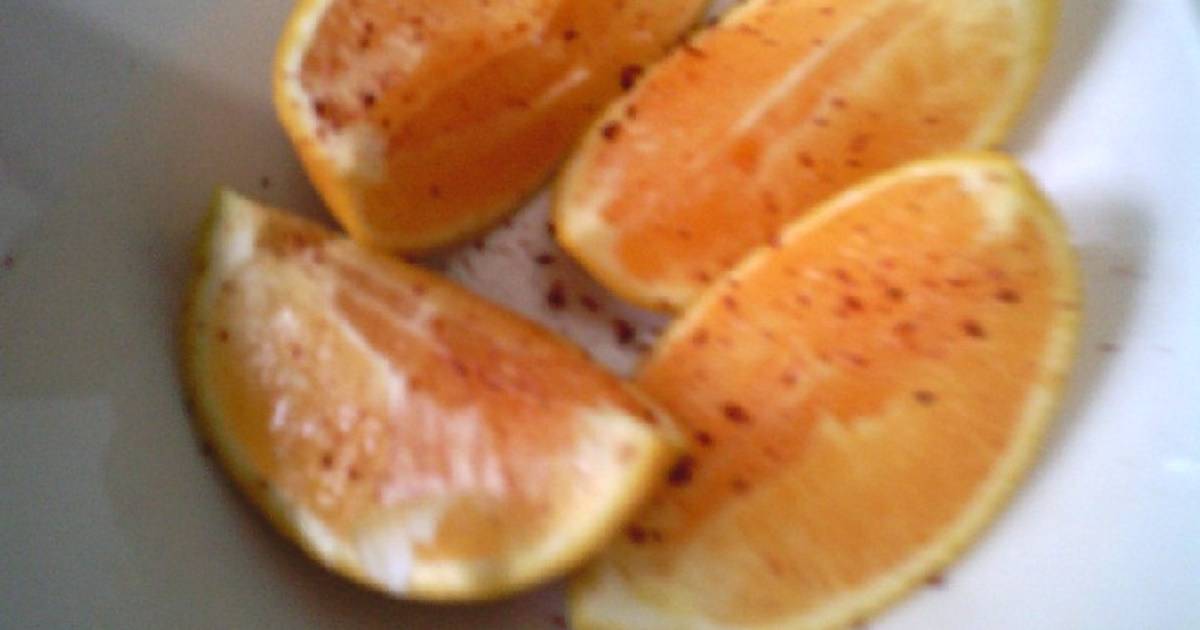 Naranjas con chile - 13 recetas caseras- Cookpad