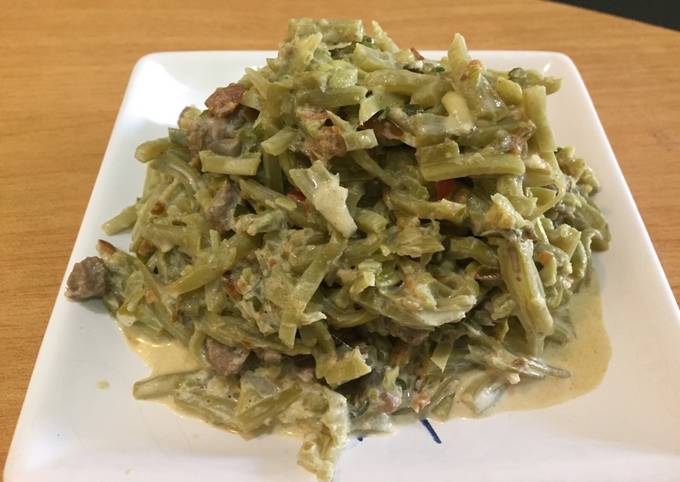 *Guiso de Porotos Verdes / Método Grez* Receta de Fran Rojas- Cookpad