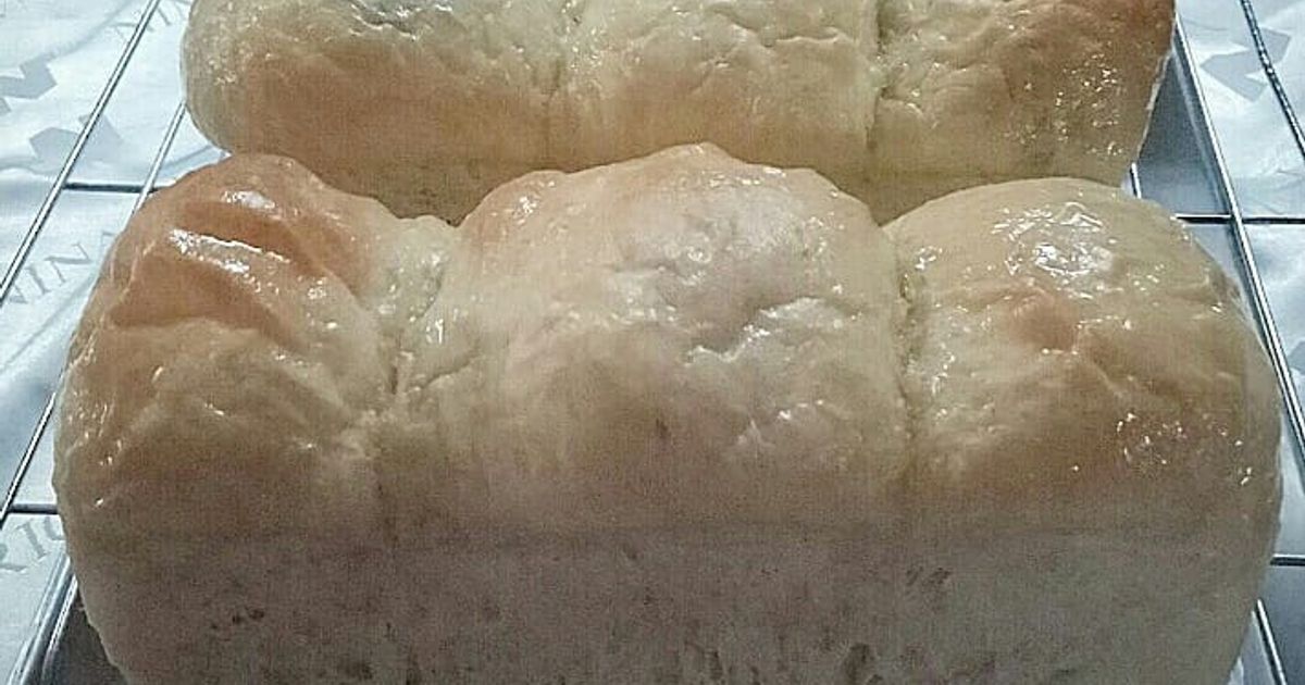 Resep Roti Sobek Krismon Super Lembut Tanpa Telur Tanpa Susu oleh Dapur ...