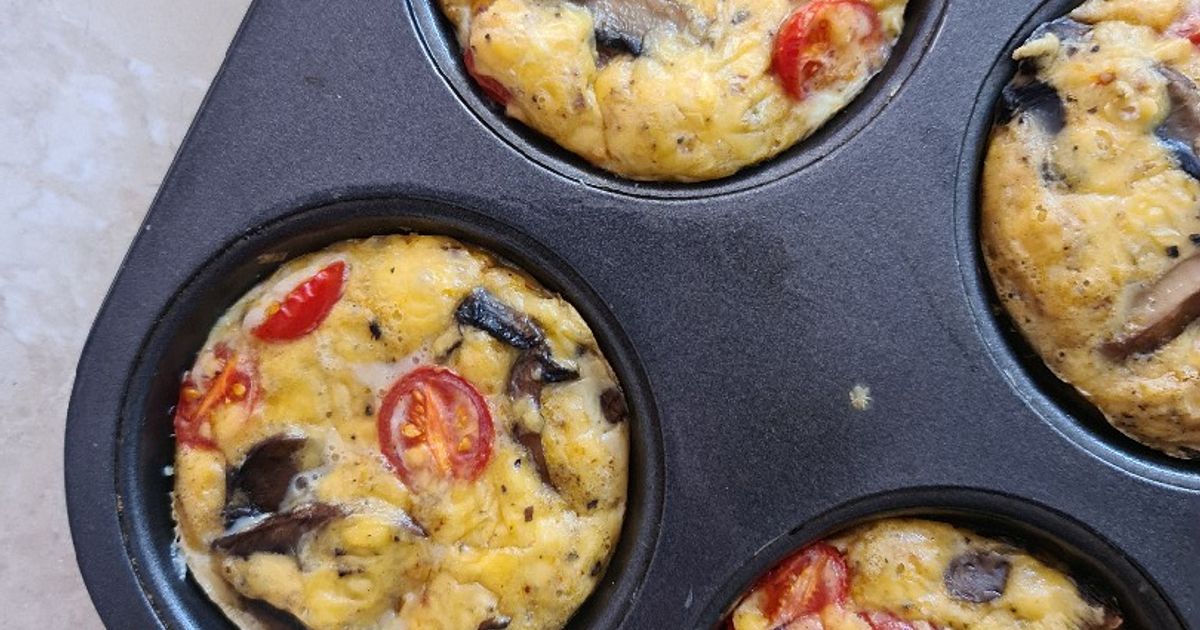Mini Crustless Quiche Muffin Recipe by Shandré Candiotes - Cookpad