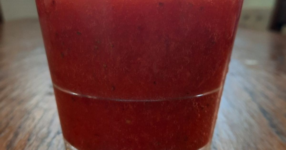Resep Jus Stroberi oleh Masakan Seadanya By MamaZAS - Cookpad