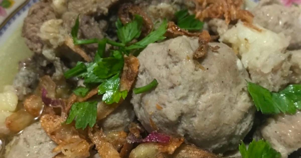Resep Bakso Sapi Kurban Isi Keju Dan Sosis Oleh Restu Latifah Cookpad