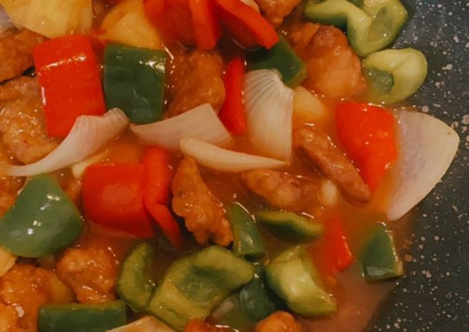 Resep Babi Kuluyuk (Babi saos asam manis) oleh Debodebona - Cookpad