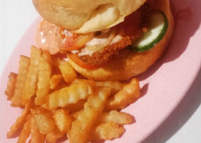 Resep Burger Ayam oleh Agustina_Syams - Cookpad