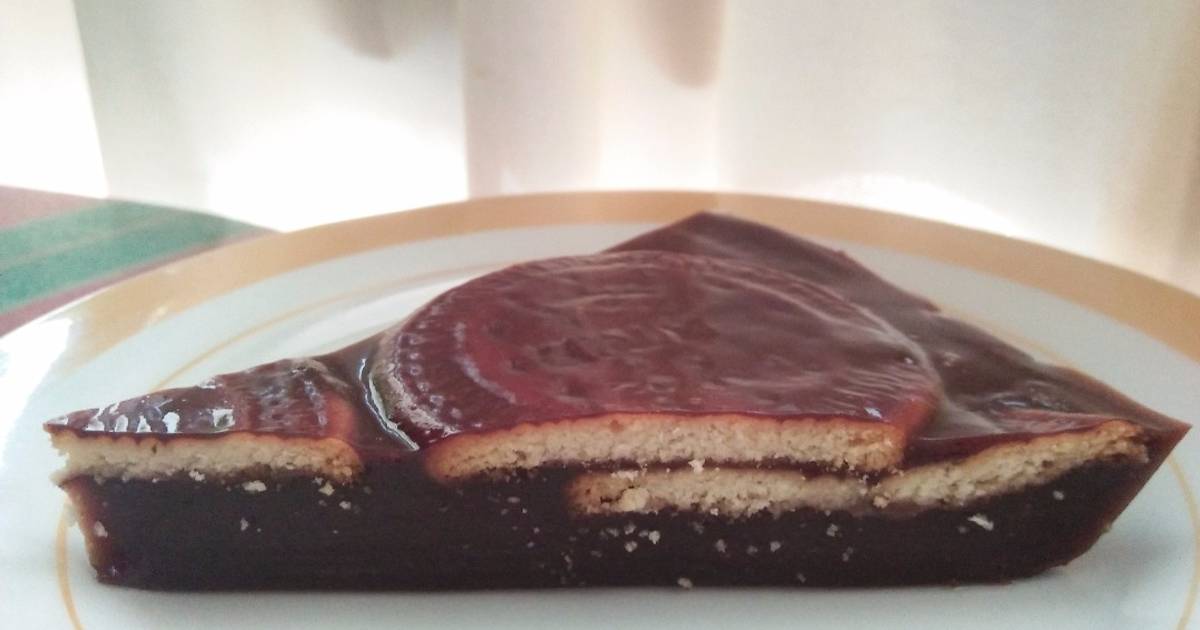 Resep Pudding coklat biskuit oleh Domey Moms - Cookpad