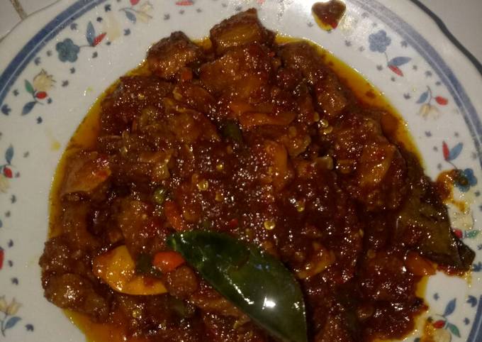 Resep Oseng mercon tetelan oleh farah febryana - Cookpad