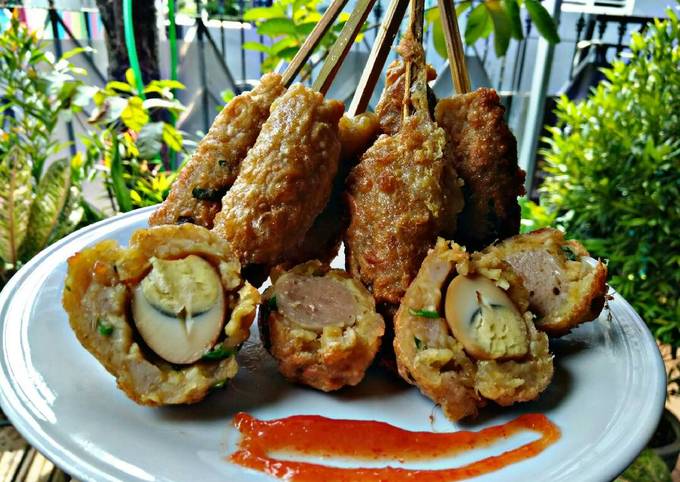 Resep Sempol mie isi telor bakso oleh Kiky Ananda Yunitasari - Cookpad