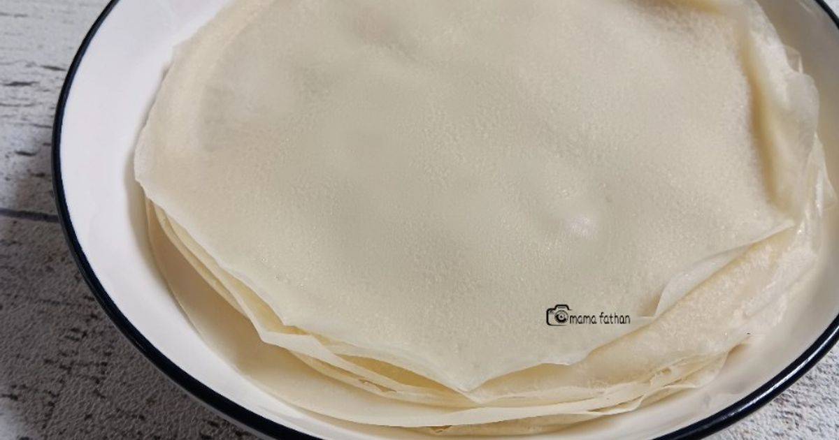Resep kulit risol tanpa terigu dan tepung beras rumahan enak dan mudah ...