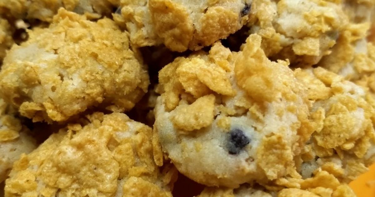 Resipi Cornflakes Crunchy Cookies oleh Adura Amin - Cookpad