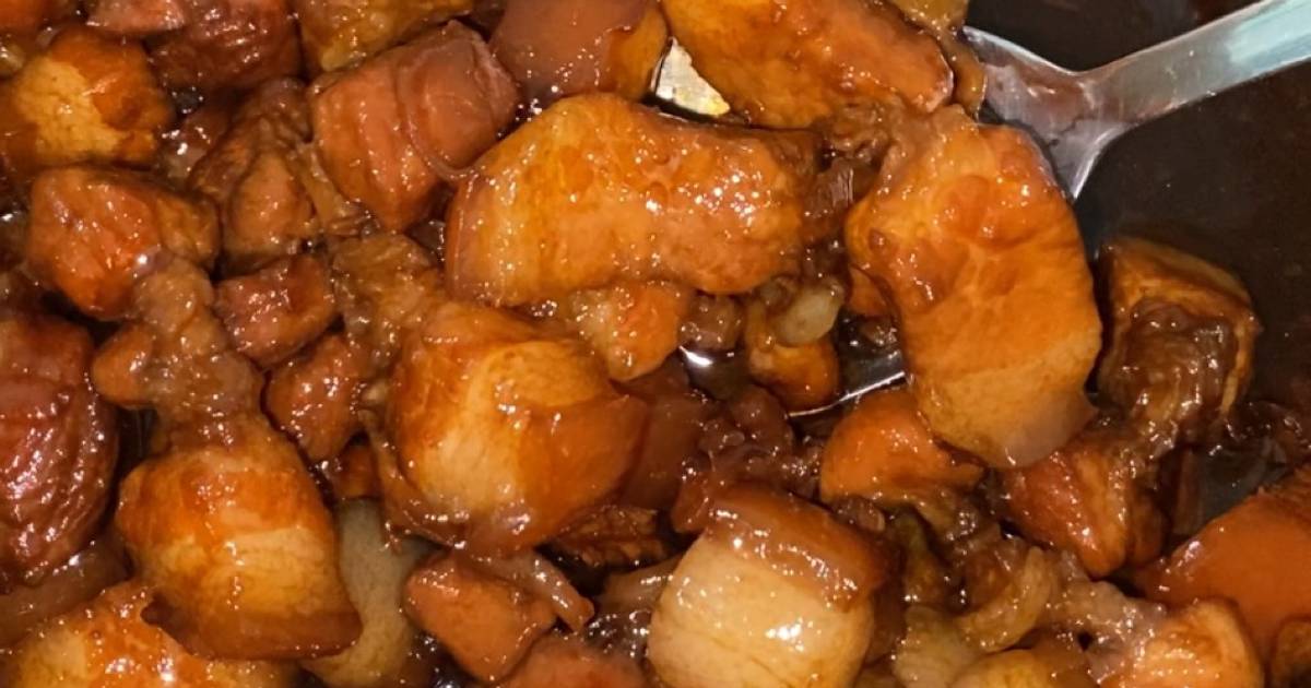 Sweet & Tender Pork Recipe by Pakprawee - Cookpad