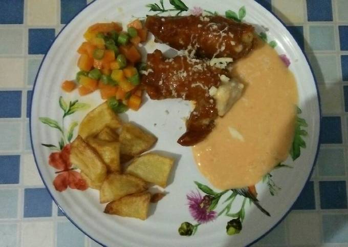 Resep Spicy Wings Saos Keju oleh Utari Dewi - Cookpad