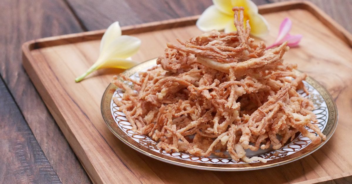 Resep olahan jamur enoki crispy hingga sup hangat