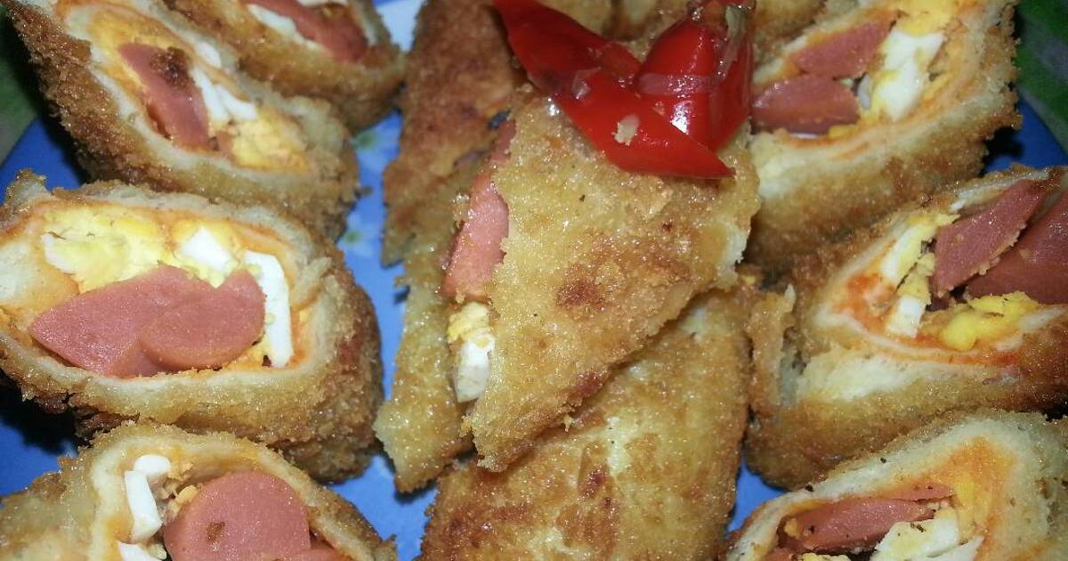Resep Roti tawar isi sosis telur oleh Nurliana - Cookpad