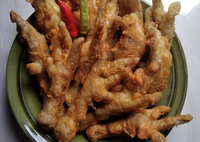 Resep Ceker Goreng Tepung oleh Raharzi Kusnandar - Cookpad