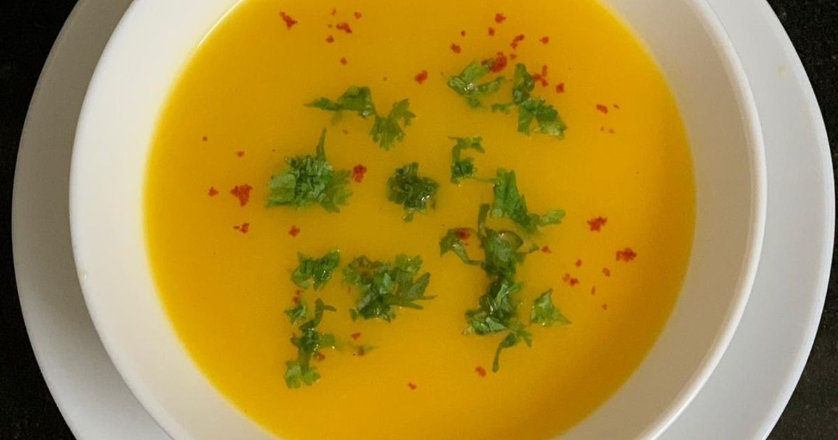 Roasted Pumpkin 🎃 { Kumaro Saag } Soup Recipe by Alka Bhandari - Cookpad