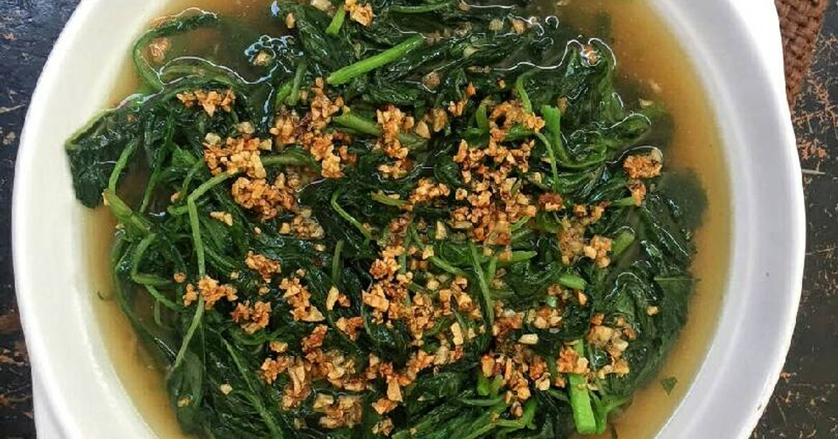 Resep Tumis Bayam Bawang Putih oleh Nila Shanif - Cookpad