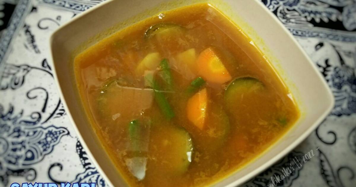 Resep Sayur Kari Bumbu Instant oleh Lestari Ika Prastiwi - Cookpad