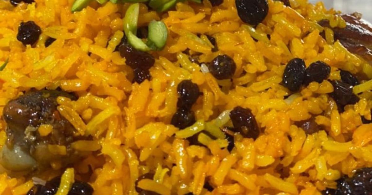 طرز تهیه پلو (کشمش پلو نذری) ساده و خوشمزه توسط fatmagol - کوکپد
