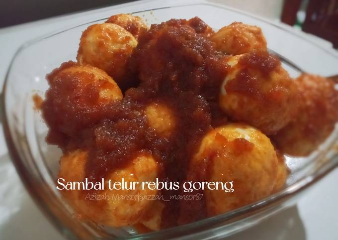 Resipi Sambal telur rebus goreng oleh Azizah Mansor - Cookpad