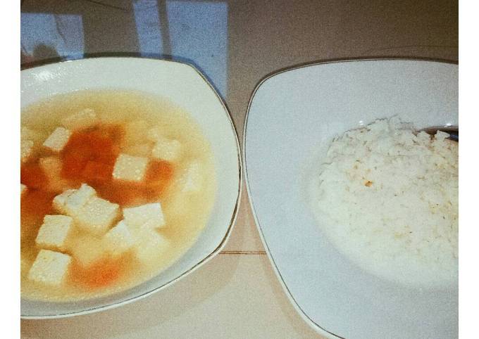 Resep Sup Tahu Simple oleh Rossy D Iswanto - Cookpad