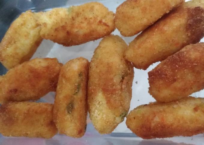 Resep Stik nasi ayam oleh Dessy Wijaya - Cookpad