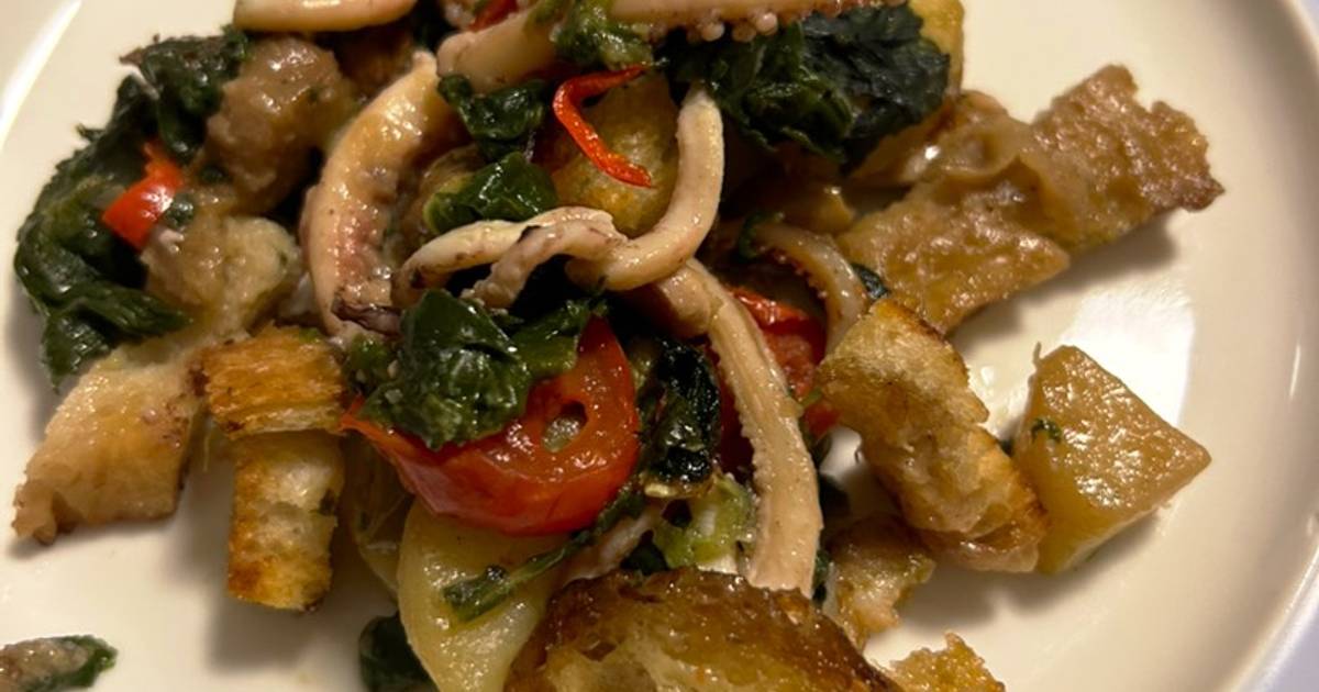 Ricetta Totani gratinati con patate spinacino olive taggiasche… di ...