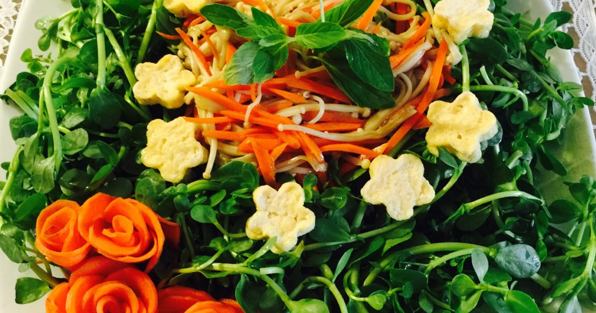 Cách Làm Món Gỏi Rau đắng Chay ! của Anna - Cookpad