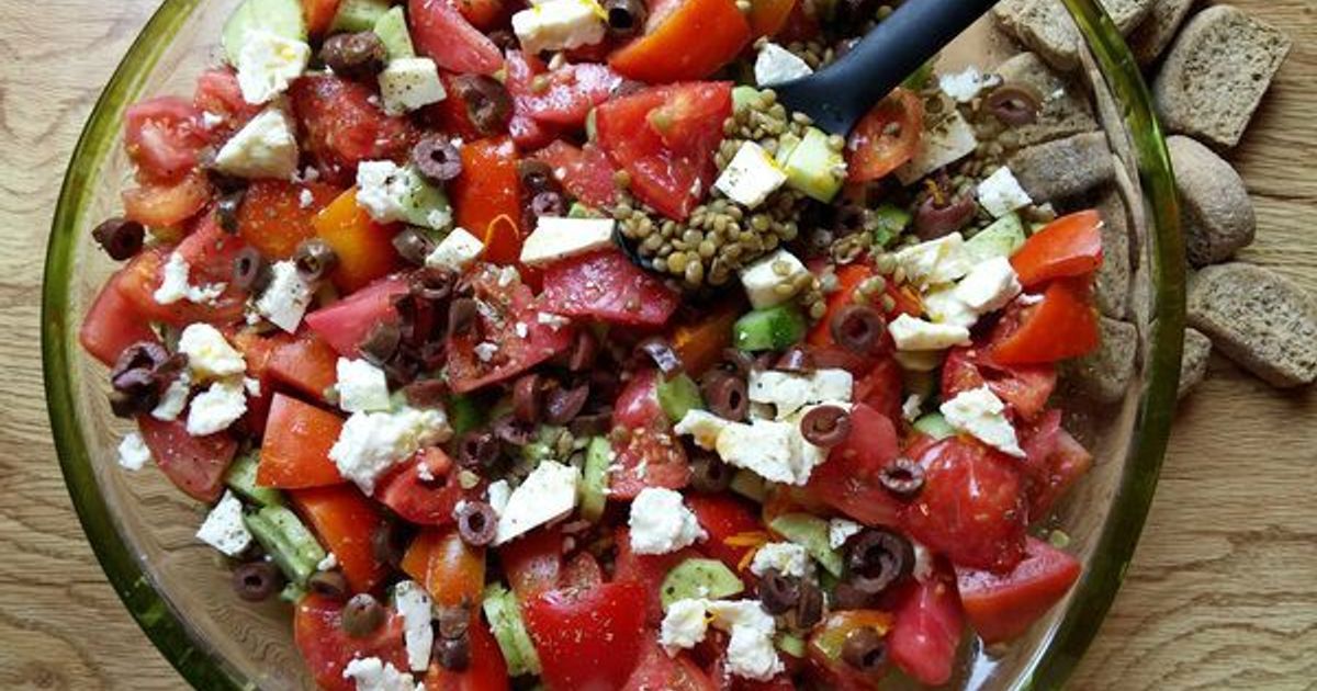 243 εύκολες και νόστιμες σπιτικές συνταγές για φακες σαλατα - Cookpad
