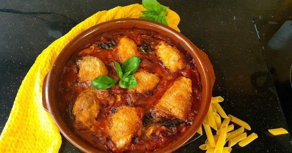 Chicken Cacciatore or Pollo alla Cacciatora Recipe by Foodiegeektrish ...