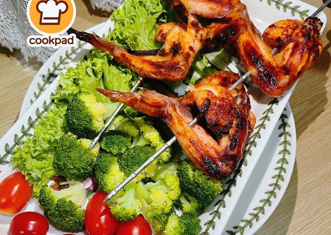 Resipi 👩‍🍳 Kepak Ayam Grill oleh Mahadiah - Cookpad