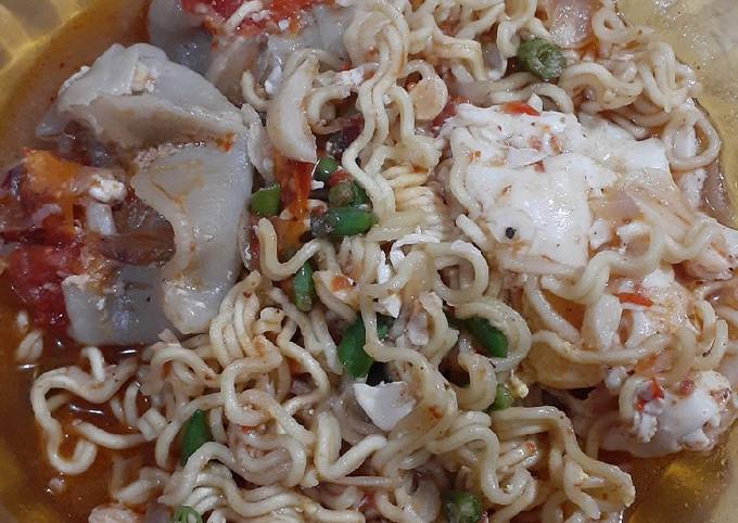 Resep Mie Pedas oleh Dina - Cookpad